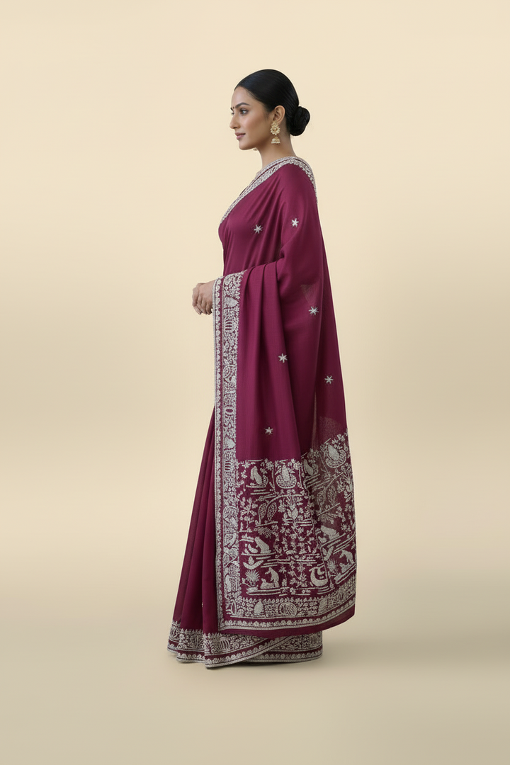 Shop Exclusive Parsi Sarees Online | Authentic Parsi Gara Embroidery ...