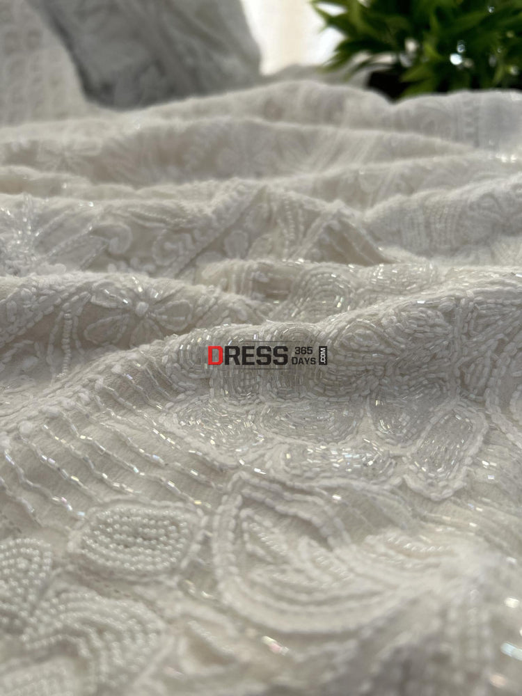 Designer Pearl Lucknowi Chikankari Lehenga Set – Dress365days