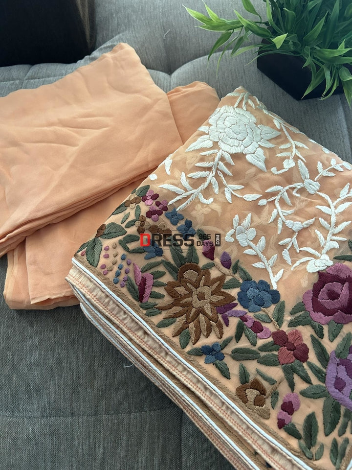 Parsi Gara Suits Online | Hand Embroidered Gara Suits – Dress365days