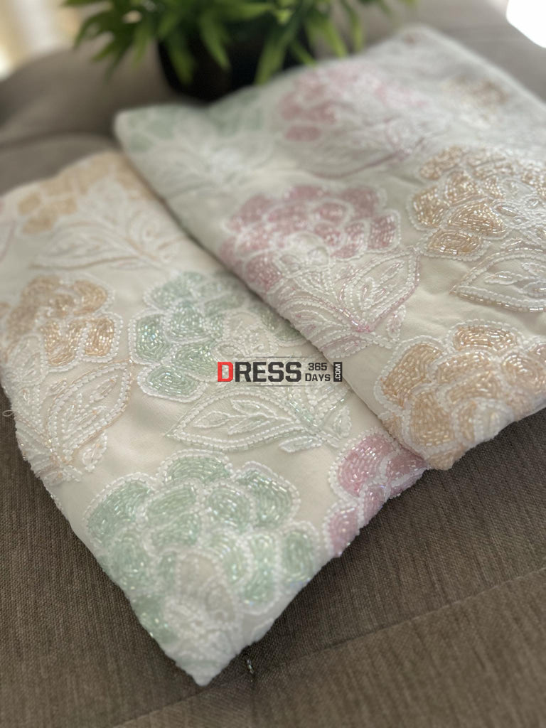 Heavy Cut Dana Work Chikankari Suit (Kurta & Dupatta) – Dress365days