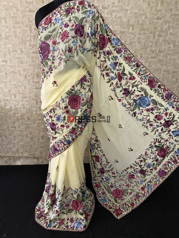 Buy The Latest Parsi Gara Sarees | Authentic Parsi Garas | Dress365days