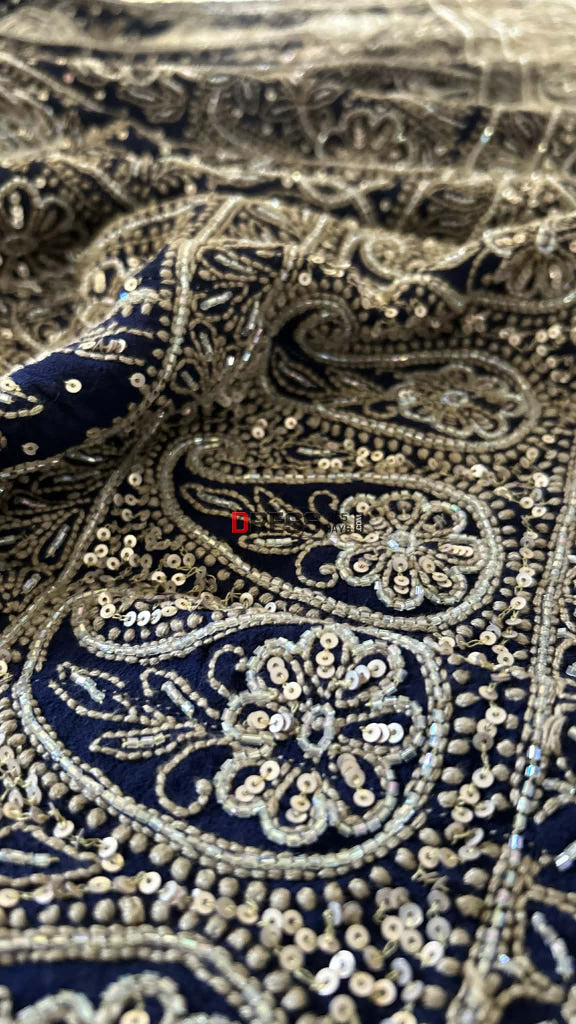 Luxury Cut Dana & Sequins Work Chikankari Anarkali Suit | Dress365Days ...