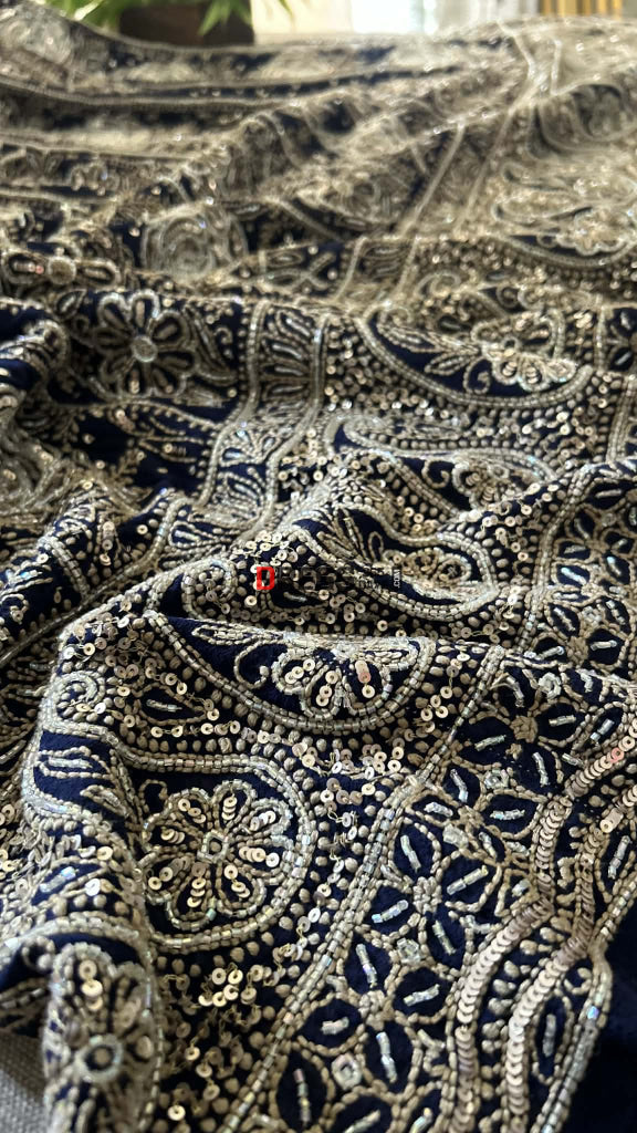 Luxury Cut Dana & Sequins Work Chikankari Anarkali Suit | Dress365Days ...