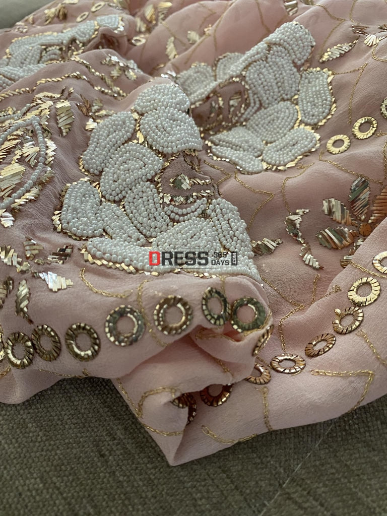Masterpiece Pastel Pink Kamdani & Pearl Suit – Dress365days