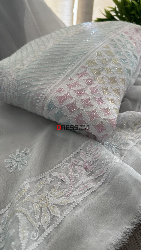 Party Wear Cut Dana Work Chikankari Anarkali Suit – Dress365days