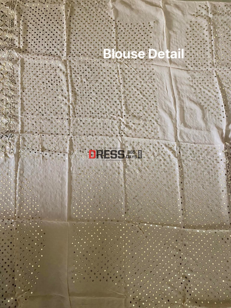 Peachy Pink Pure Georgette Ring Mukaish Lehenga Set – Dress365days