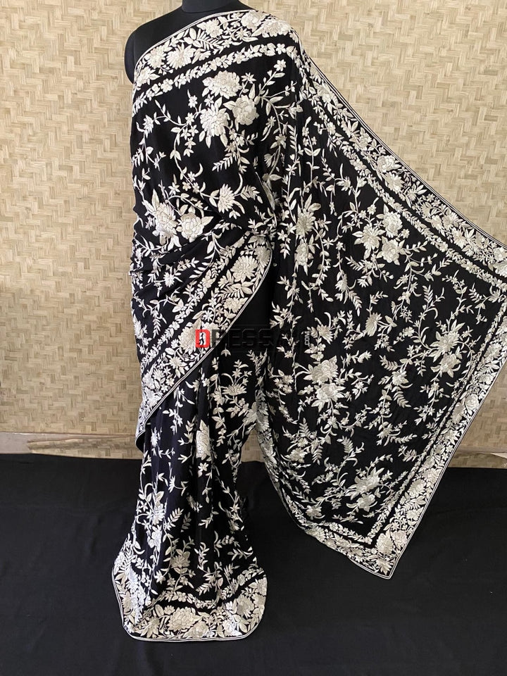 Shop Exclusive Parsi Sarees Online | Authentic Parsi Gara Embroidery ...