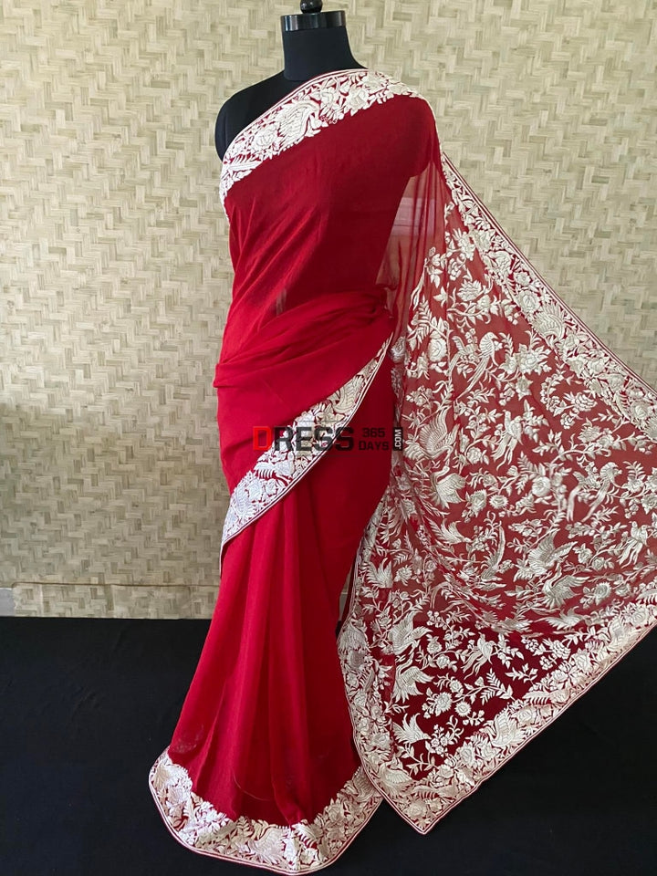 Buy The Latest Parsi Gara Sarees | Parsi Garas | Dress365days