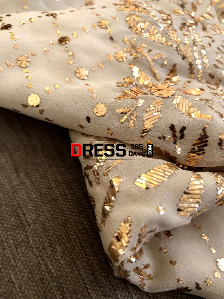 Ivory Kamdani Suit with Heavy Kamdani Dupatta – Dress365days