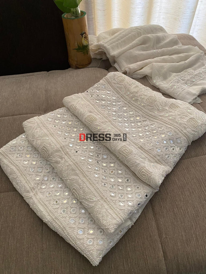 Pearl Chikankari Suits – Dress365days