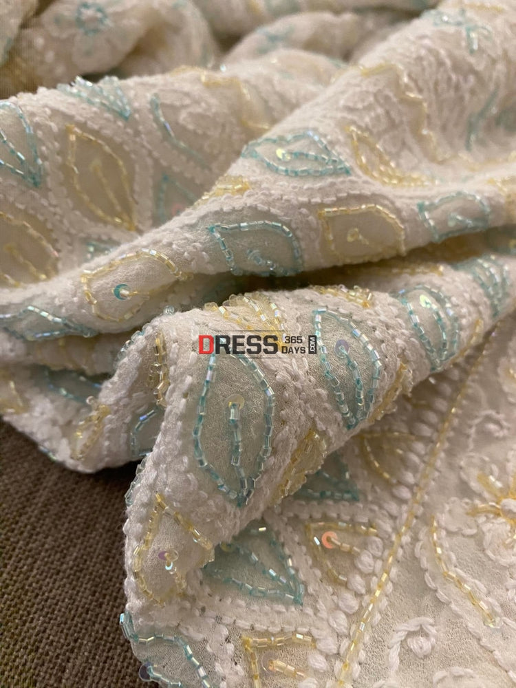 Masterpiece Cutdana Work Chikankari Lehenga Set – Dress365days