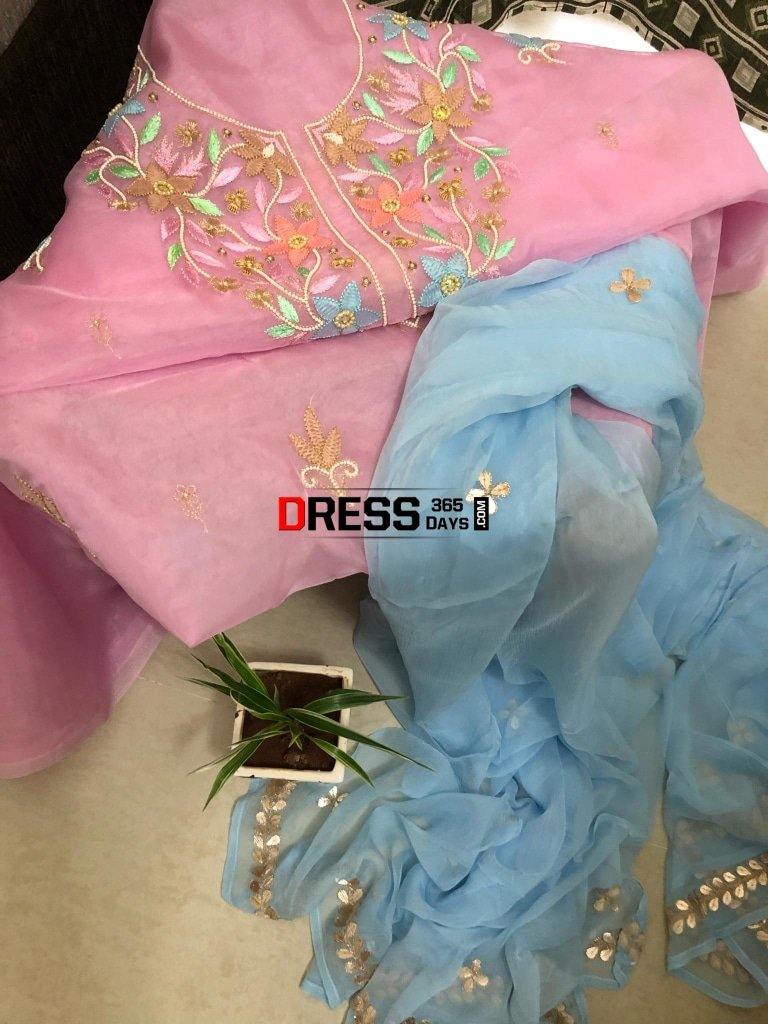 Organza Fabric Parsi Ghara Suit – Dress365days