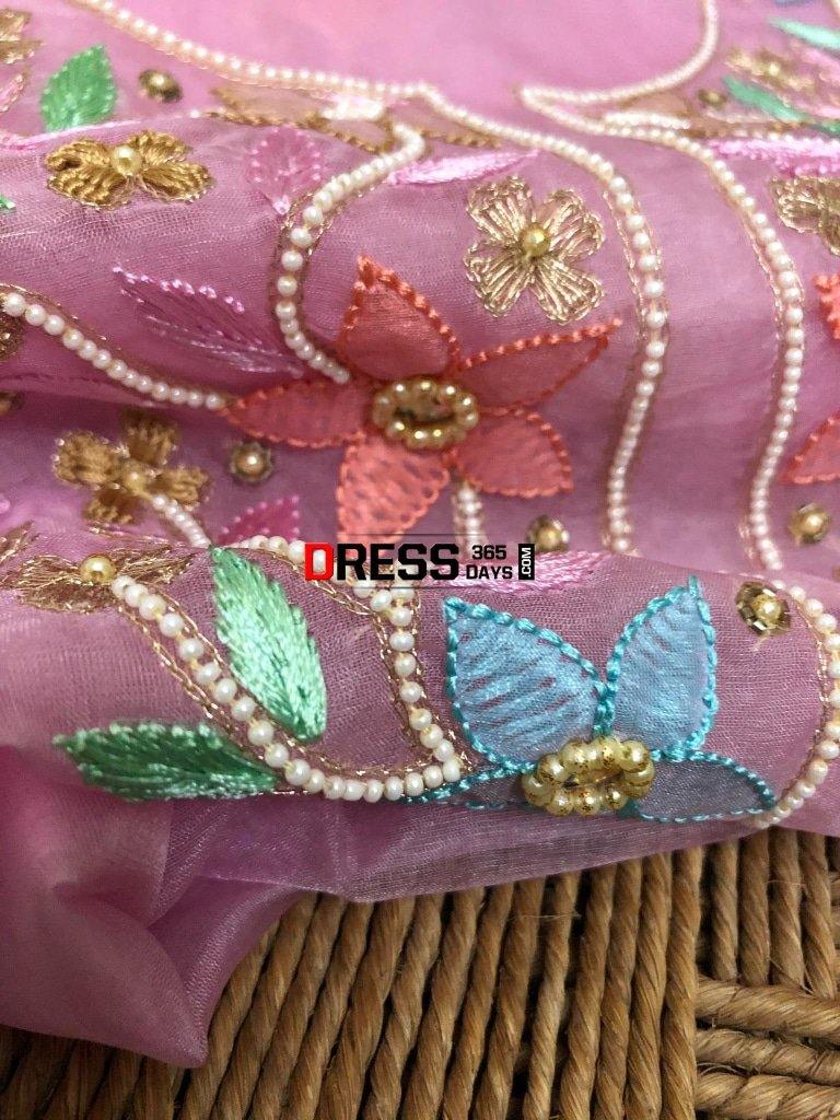 Organza Fabric Parsi Ghara Suit – Dress365days